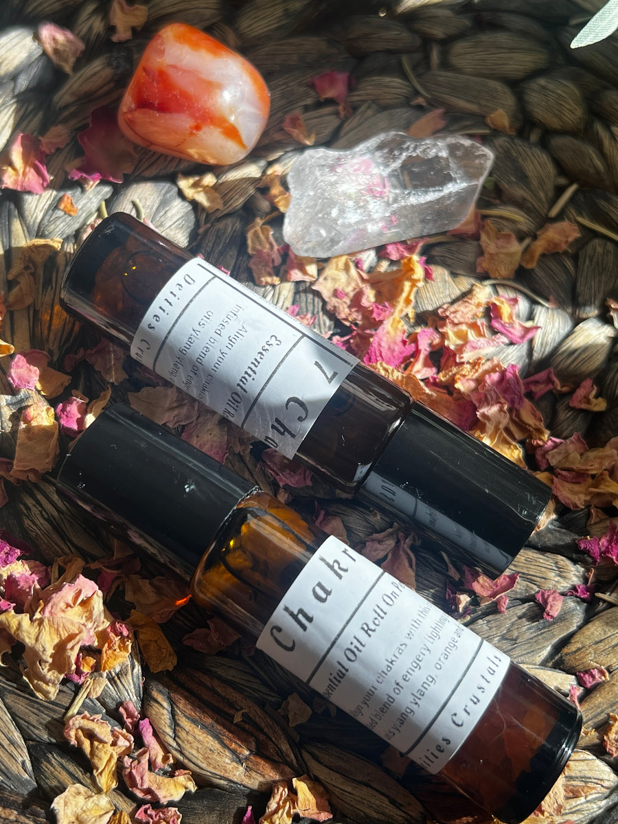 7 Chakra Roll-on Oil – Deities Crystals